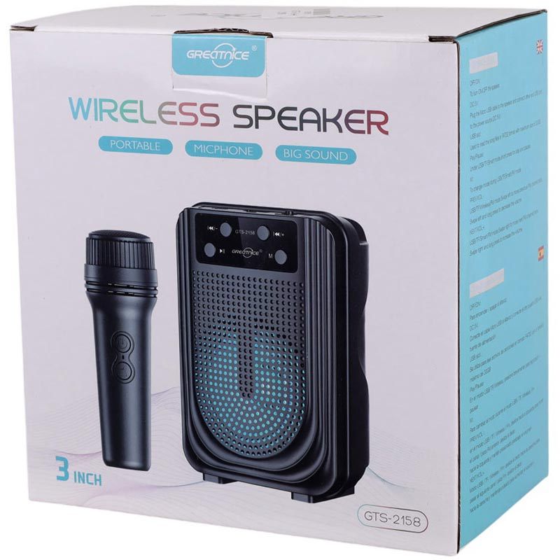 اسپيکر بلوتوث 3 اينچ گریت نایس مدل GTS-2158 | فروشگاه اینترنتی کیهان استور